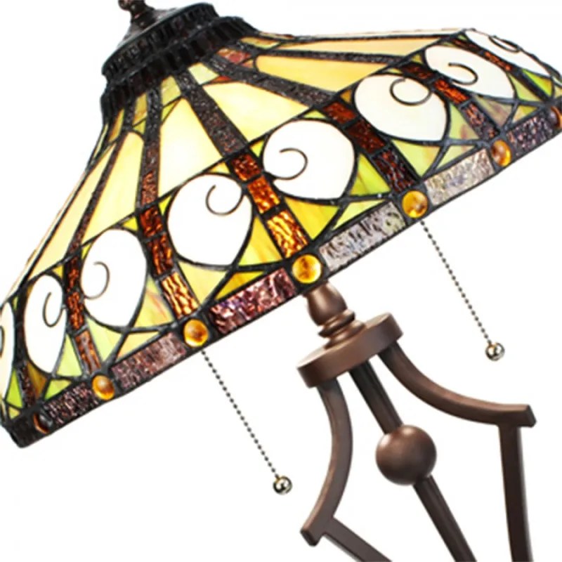 Stolní lampa Tiffany Ellegant – 41x64 cm