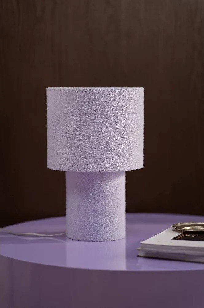 Látková stolní lampa v levandulové barvě (výška 44 cm) Aubra – Jotex