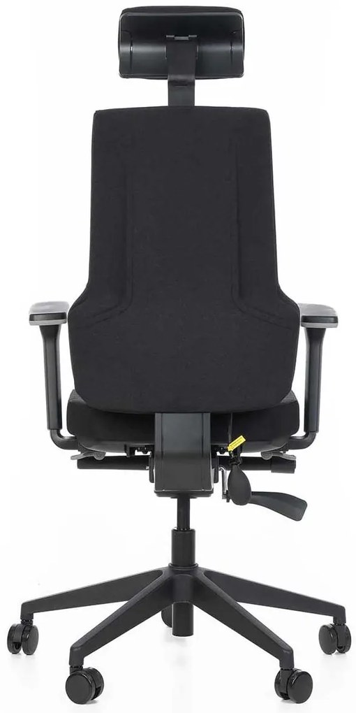 MERCURY Ergonomická kancelářská židle DELI - černá látka