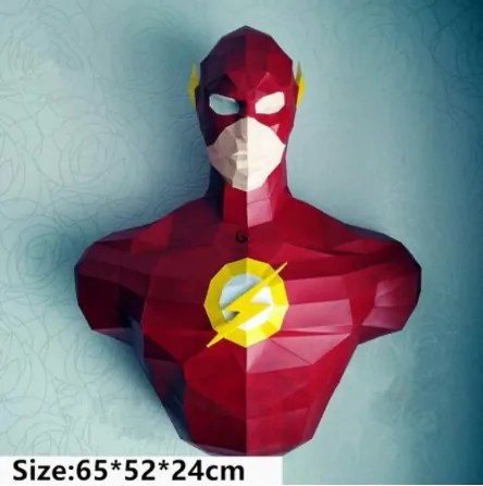 Papírové 3D puzzle Avengers 70 cm Varianta: Flash