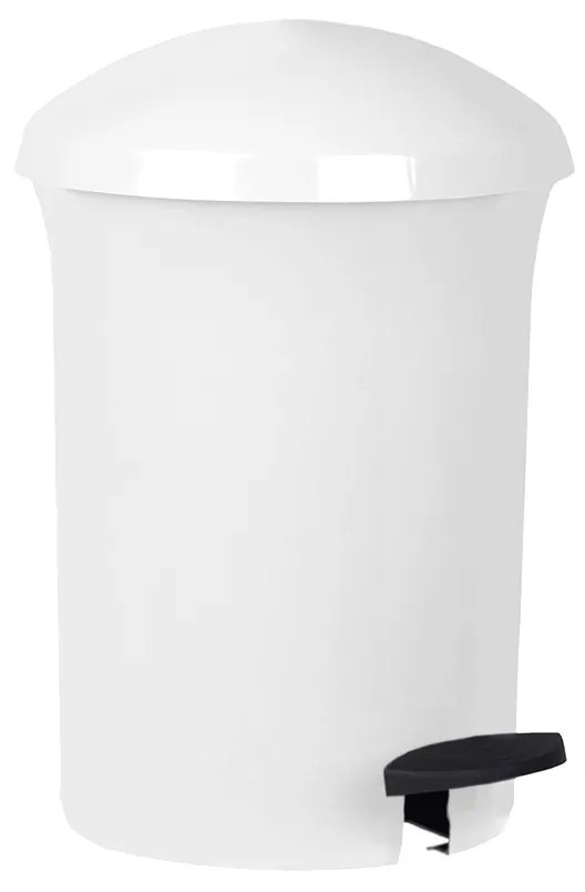 Aldo Pedálový odpadkový koš Dust Bin 8,1 l, bílá