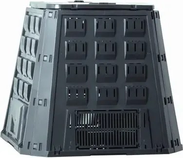 PROSPERPLAST Kompostér EVOGREEN - Černá / Objem 420 L / Rozměry 88.5x8