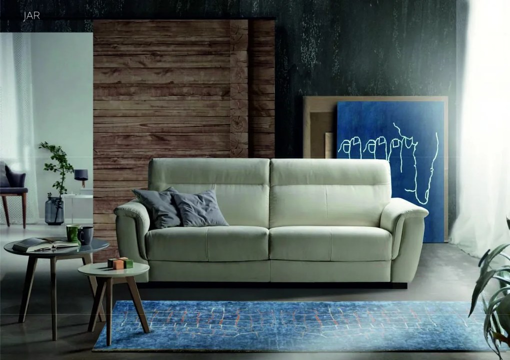 Pregio Italia sofa&relax Luxusní rozkládací pohovka JAR Provedení: 3 místná maxi rozkládací, Vzorník látek: tekno fibra 34 black