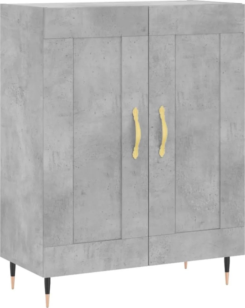 vidaXL Skříň highboard 69,5 x 34 x 180 cm kompozitní dřevo [3195775] Barva: Bílá