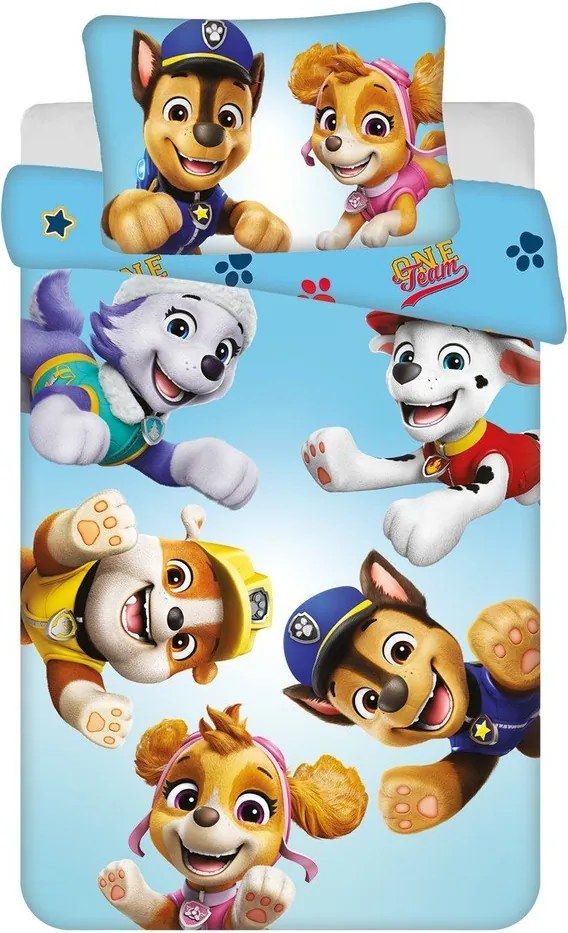 Bavlněné dětské povlečení do postýlky 100x135 cm Paw Patrol – Jerry Fabrics