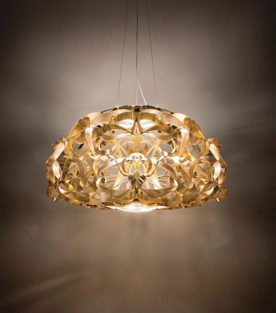 Slamp Quantica 120, rozměrné designové svítidlo, 8x12W E27, prům. 120cm