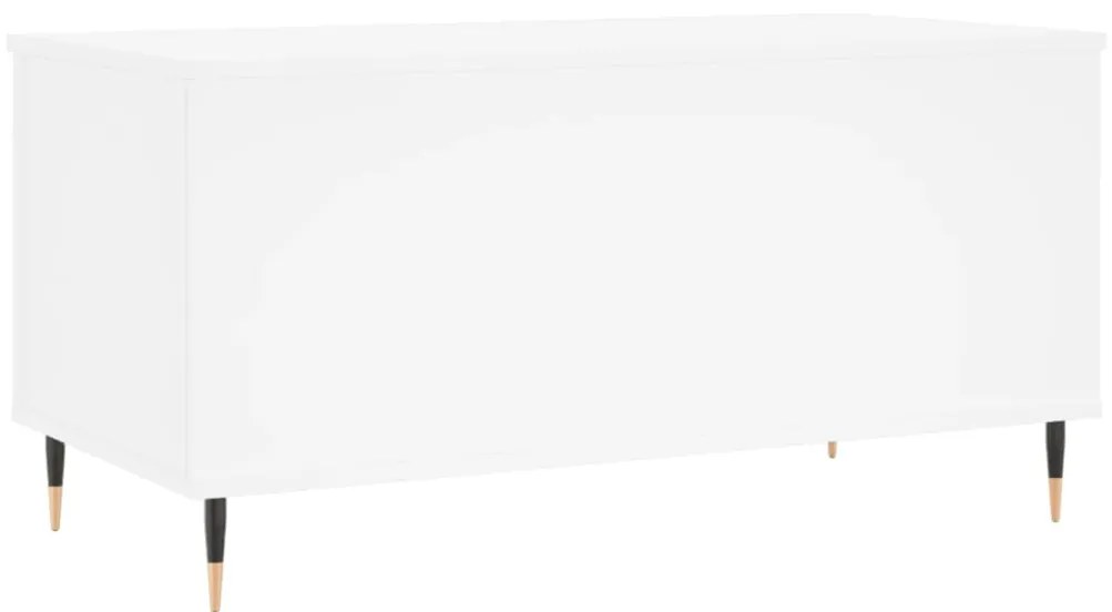 Konferenční stolek bílý 90 x 44,5 x 45 cm kompozitní dřevo - Default Title