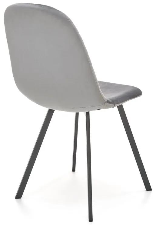 Halmar Jídelní židle K462, šedá