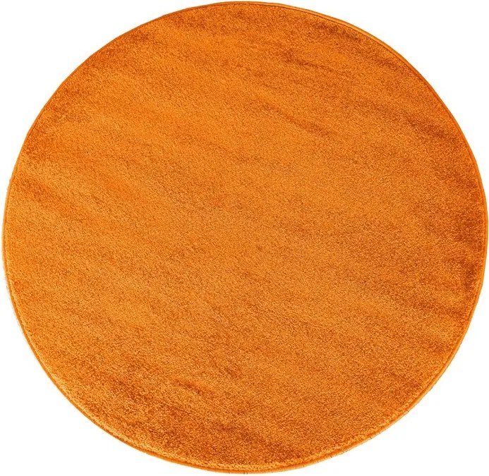 DY Kulatý oranžový koberec Portofino Rozměr: 60 cm