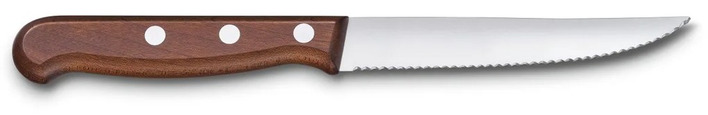 VICTORINOX Sada steakových nožů 12 cm s dřevěnou rukojetí 2 ks vlnkované ostří