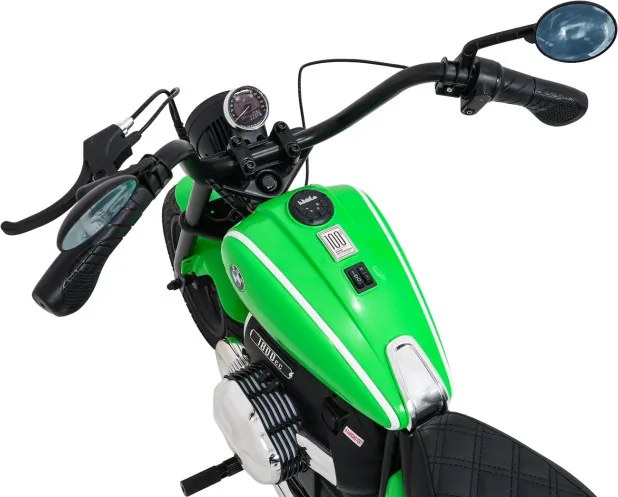 Elektrická motorka BMW R18 zelená