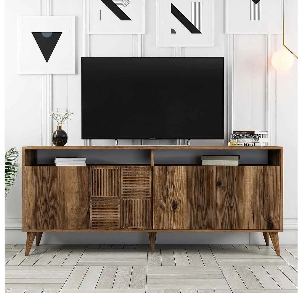 Designová komoda Cadelaria 180 cm ořech
