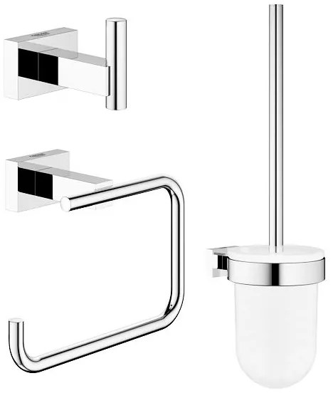 GROHE 40757001 - Sada doplňků ESSENTIALS CUBE lesklý chrom