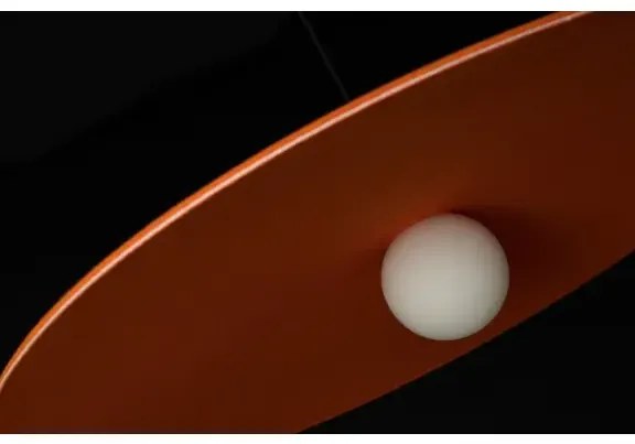 Designový lustr Freya oranžová
