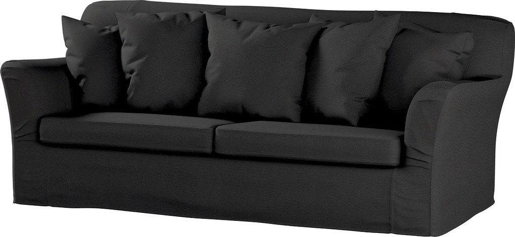 Potah na pohovku IKEA  Tomelilla rozkládací barva černá látka pletený vzor