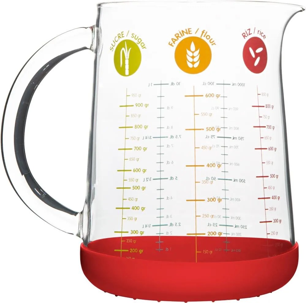 Odměrka pebbly pkm-1000r odměrka 1 l