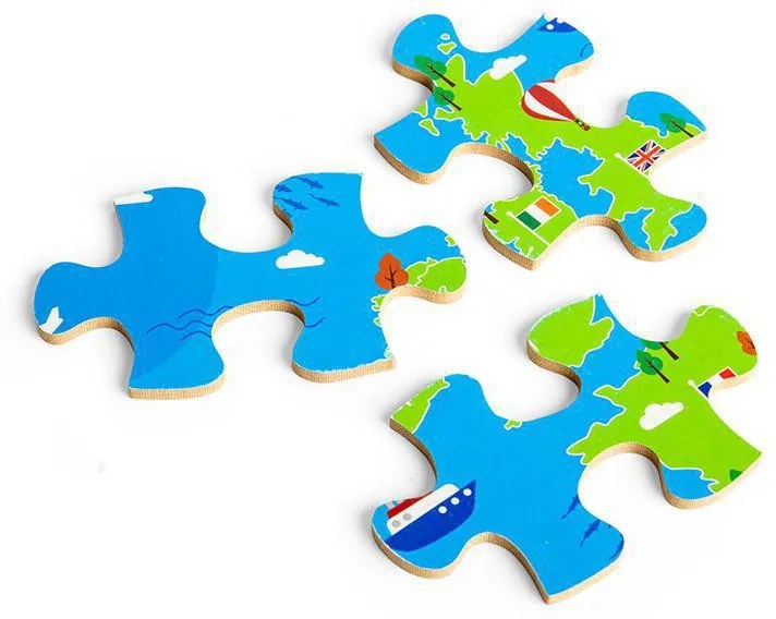 Bigjigs Toys Puzzle Evropské památky