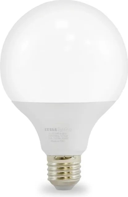 TESLA Lighting LED žárovka Globe E27, 15 W, 1450 lm, 4000 K