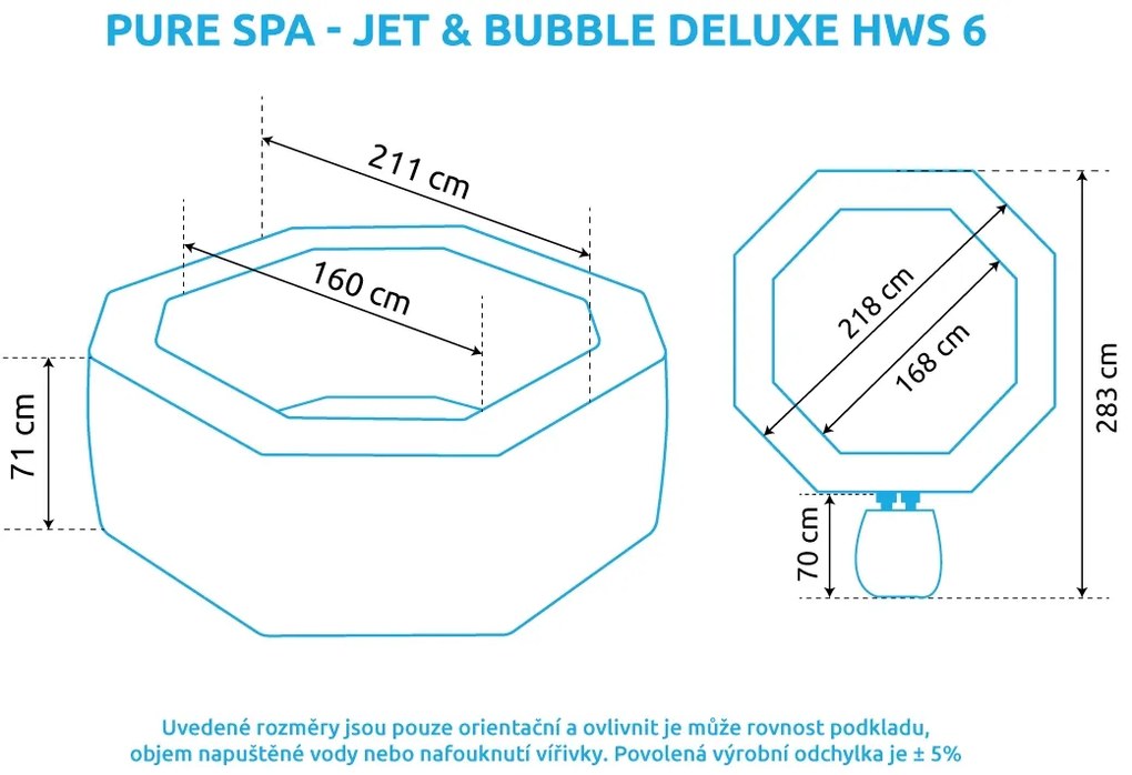 Intex PureSpa Jet & Bubble Deluxe Octagon 28458