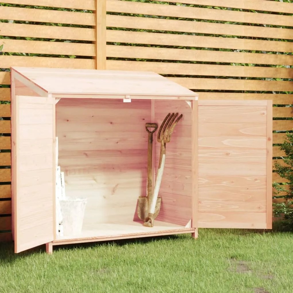 Zahradní kůlna 102 x 52 x 112 cm masivní jedlové dřevo 152182