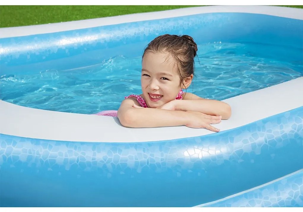 Dětský nafukovací bazén Bestway rodinný 262x175x51 cm modrý