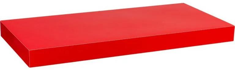 Stilista Volato nástěnná police, 30 cm, lesklá červená