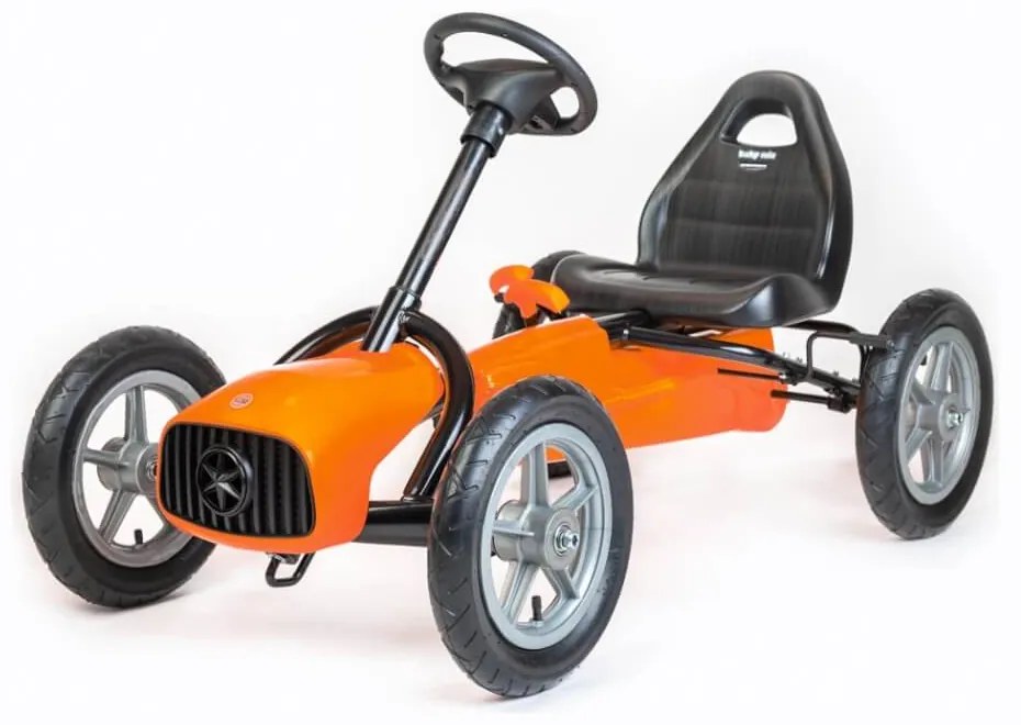 Dětská šlapací motokára Go-kart Buggy oranžová