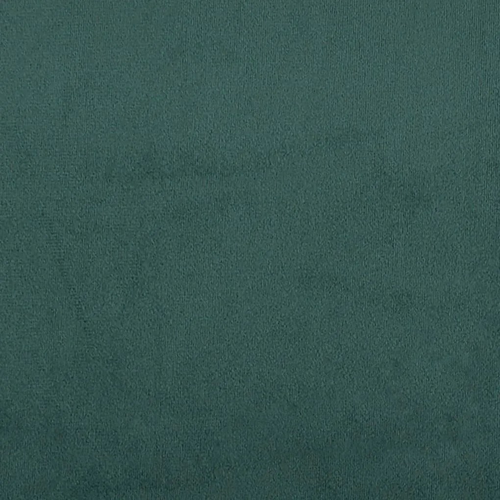 2místná pohovka tmavě zelená 140 cm samet - Default Title