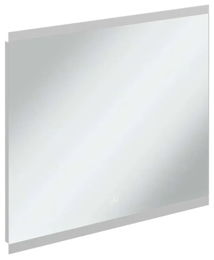 Villeroy & Boch More to See Square - Zrcadlo s LED osvětlením, 80x70 cm, dotykový senzor A4758000