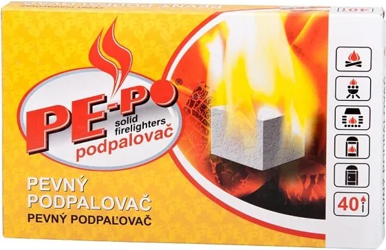 Podpalovač Pe-Po 40 podpalů/tuhý