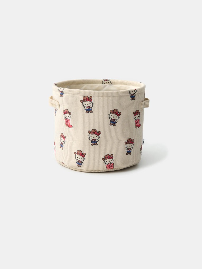 Sinsay - Dekorativní úložný koš Hello Kitty - krémová