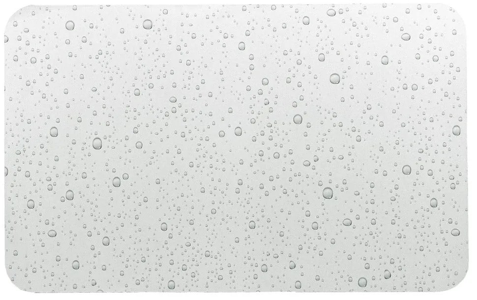 Světle šedá koupelnová předložka 50x80 cm Splash – douceur d'intérieur