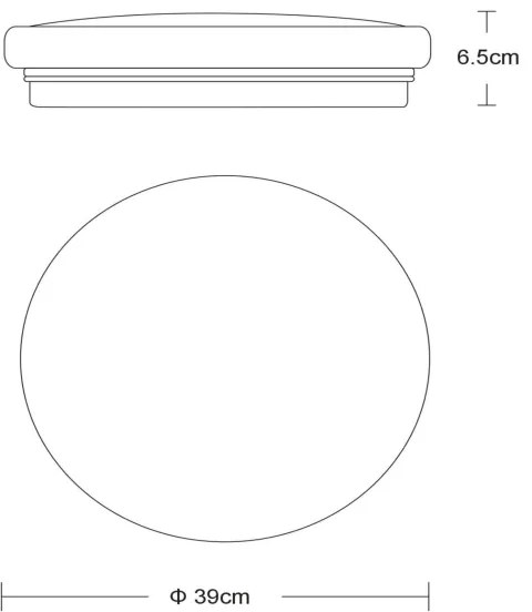 Lucide 79199/32/61 - LED Stropní svítidlo OTIS 1xLED/32W/230V