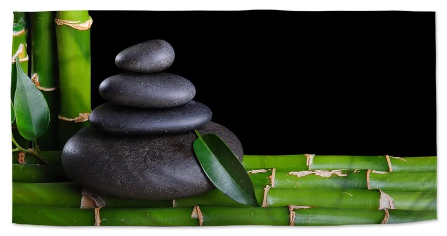 Ručník SABLO - Bambus a kameny 30x50 cm