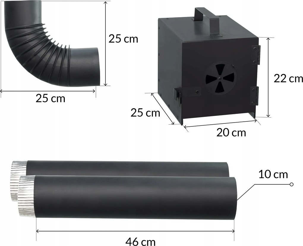 TRENDIE Udírna XXL dřevěná s kovovou střechou