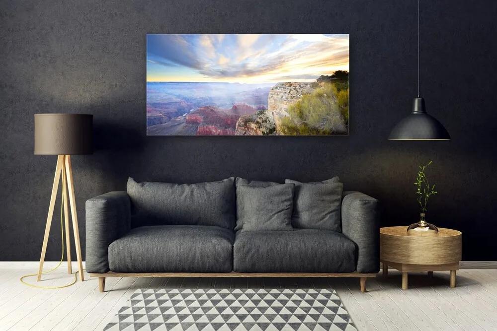 Plexisklo-obraz Moře Hory Krajina 120x60 cm