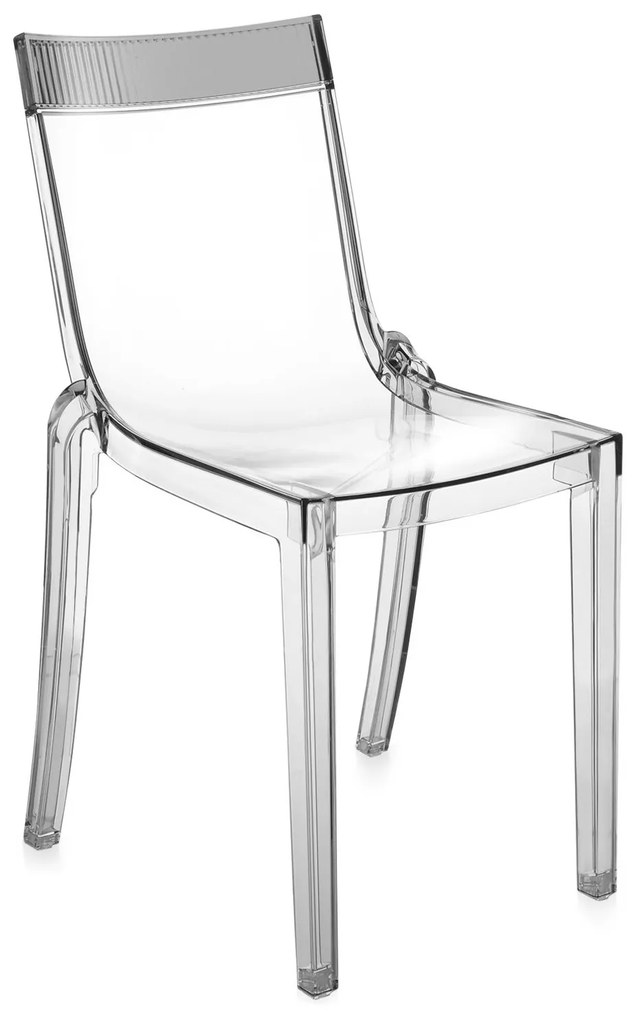Výprodej Kartell designová židle Hi Cut (kouřová)