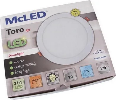 LED podhledové svítidlo McLED TORO R21 TR225-21W2700K-W-EN teplá bílá ML-412.016.33.0