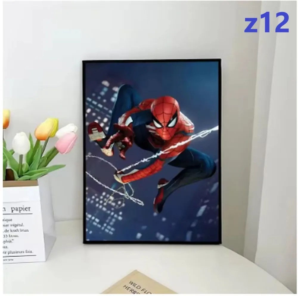 Stylový plakát "Spiderman" - 25 motivů/5 velikostí Motiv: z12, Velikost: 40x60 cm