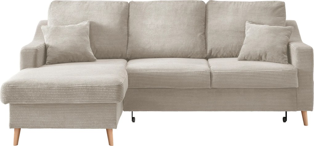 XXXLutz ROHOVÁ SEDAČKA, textil, béžová P & B - Sedací soupravy - 002310004971