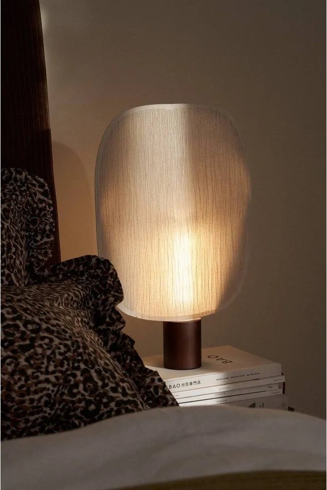 Hnědá/krémová papírová stolní lampa (výška 44 cm) Mai Le – Ellos Home