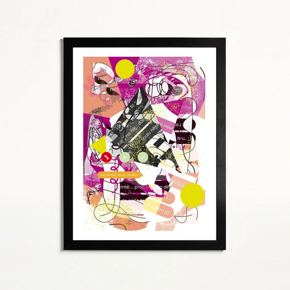 Šimon Dub | Online #1 Rám: Bílý, Velikost: 30 x 20 cm