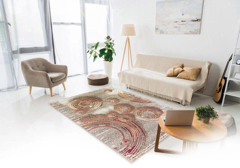 Oriental Weavers, Kusový koberec Zoya 154 X – na ven i na doma, 160x235, vícebarevná, chodba / předsíň