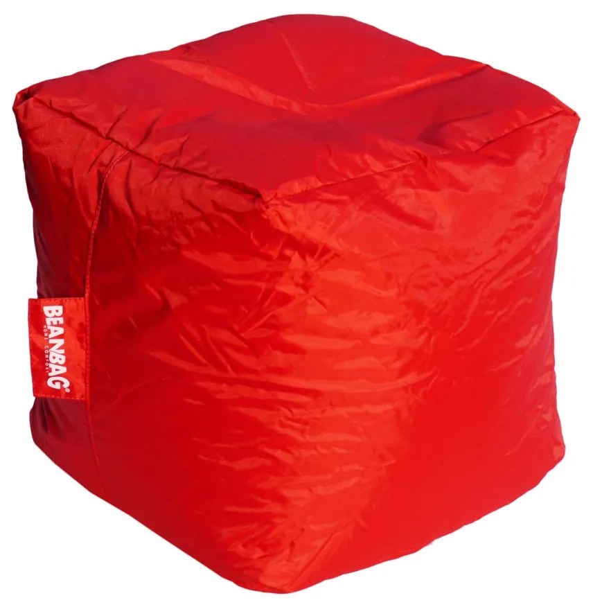 BeanBag Sedací vak cube scarlet rose