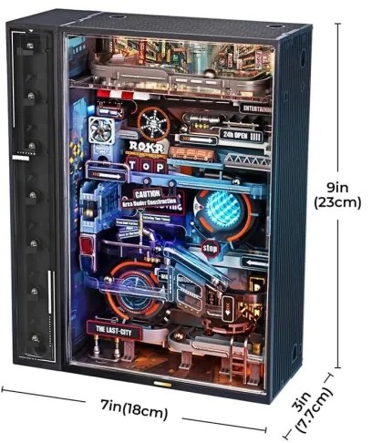 RoboTime - 3D mechanická skládačka kuličkové dráhy Město minulosti