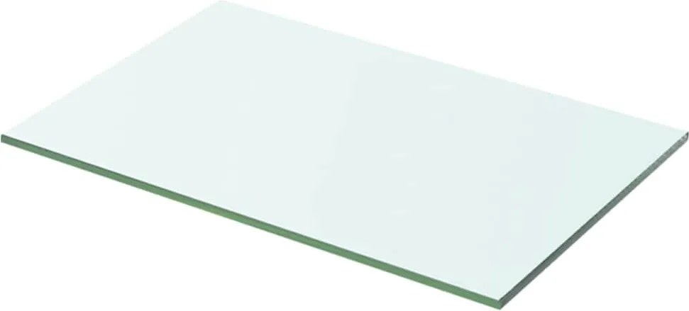 Policové desky 2 ks sklo čiré 50 x 25 cm 3051560