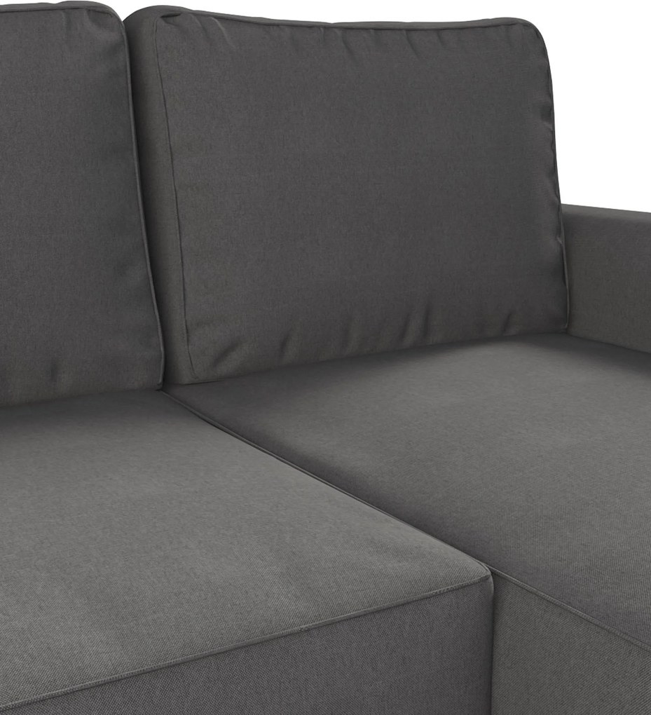 Potah na pohovku IKEA Backabro rozkládací se šezlongem barva šedá látka pletený vzor