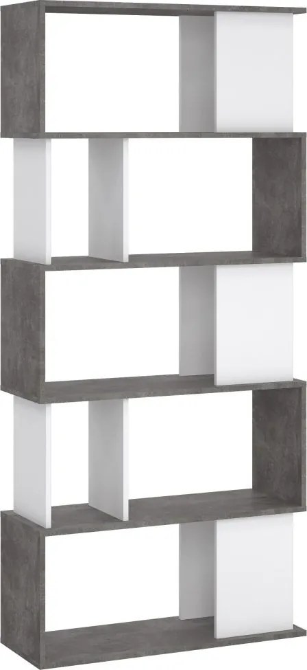 FALCO Regál Penta 735 beton/bílá