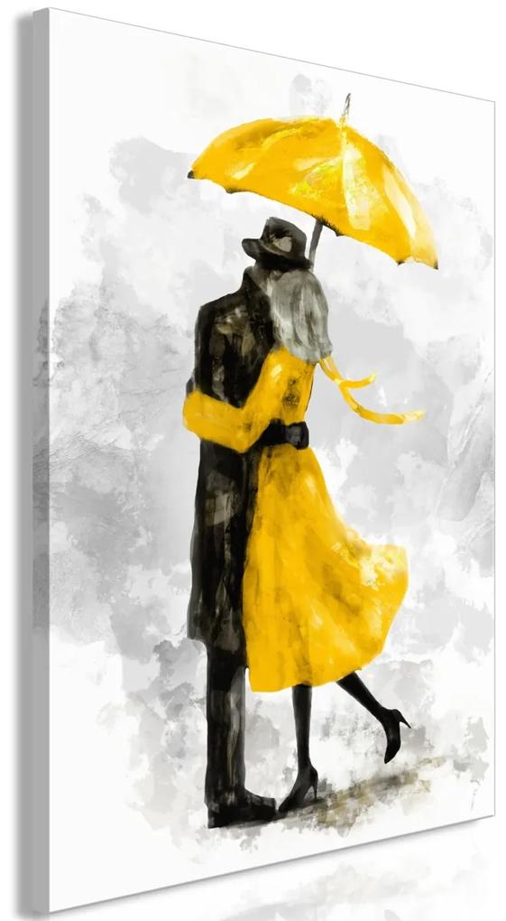 Obraz - Under Yellow Umbrella (1 Part) Vertical