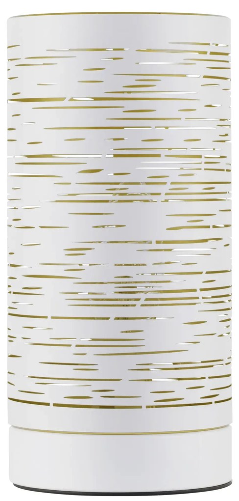 Rustikální stolní lampa Zane 10 bílé